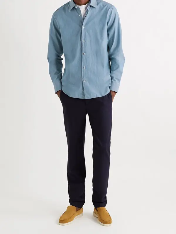 Loro Piana Arthur Preston Cotton-chambray Shirt