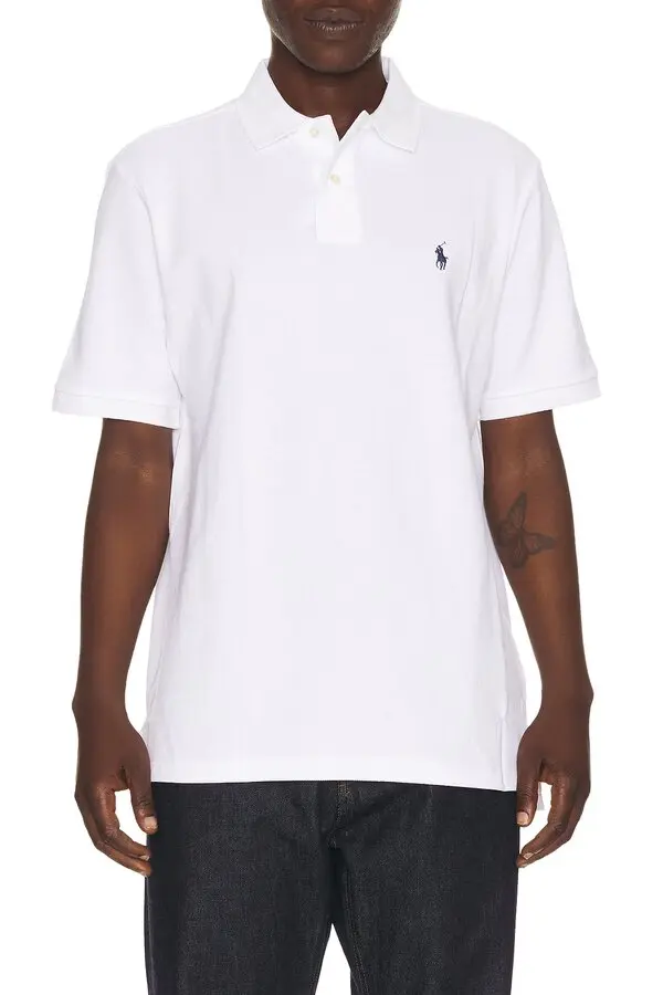 Polo Ralph Lauren Classic Fit Mesh Polo - White