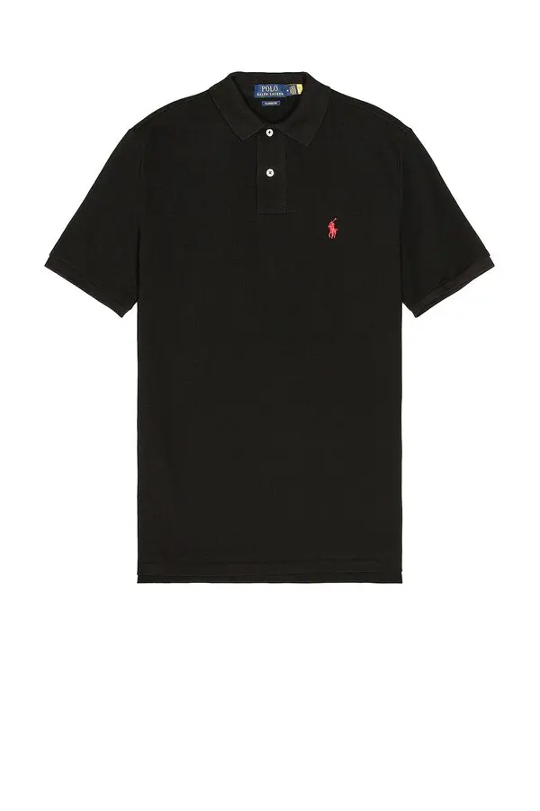 Polo Ralph Lauren Classic Fit Mesh Polo - Black