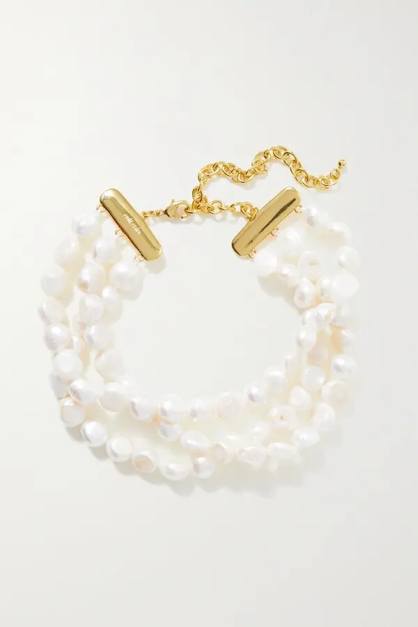 Cult Gaia Nora Pearl Choker - Ivory