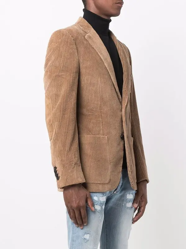 Philipp Plein Single-breasted Corduroy Blazer