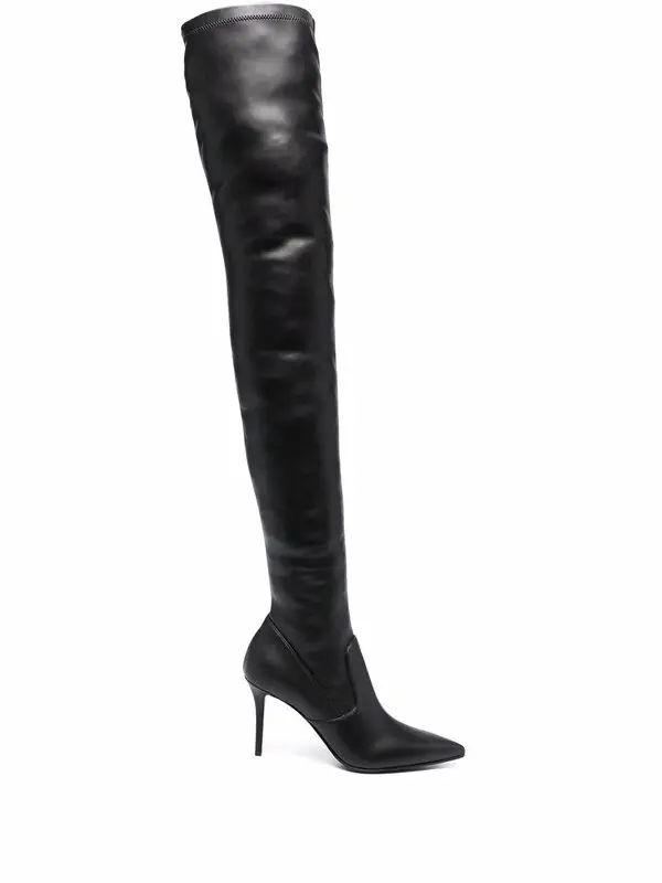 LE SILLA Eva Thigh-high Stiletto Boots - Black