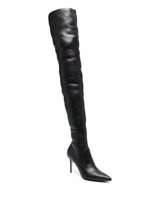 LE SILLA Eva Thigh-high Stiletto Boots - Black