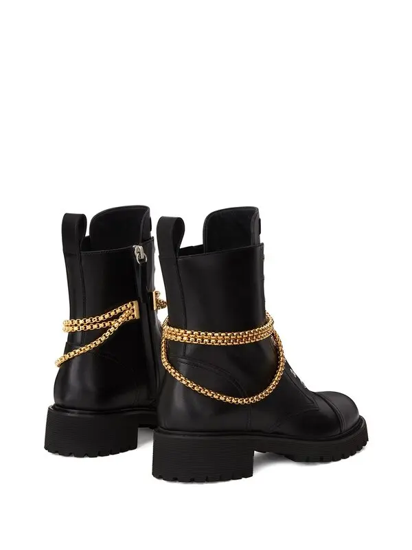 GIUSEPPE ZANOTTI Alexa Chain-detail Boots