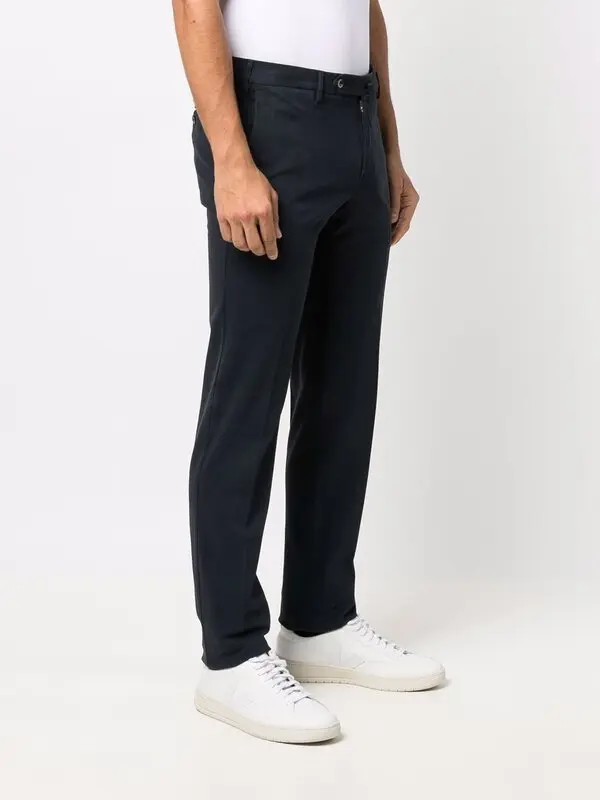 PT TORINO Straight Leg Chino Trousers - Blue