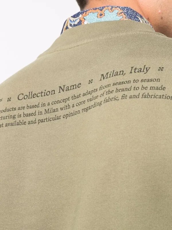 Off-White Caravaggio Painting Print Cotton Sweatshirt