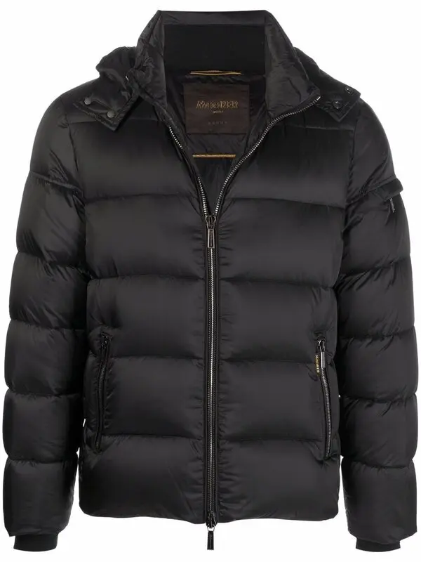 MOORER Brett Padded Jacket - Black