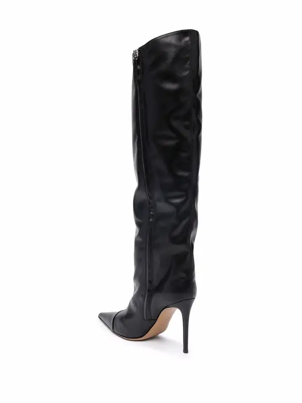 Alexandre Vauthier Ruched Knee-high Boots