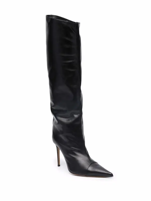 Alexandre Vauthier Ruched Knee-high Boots