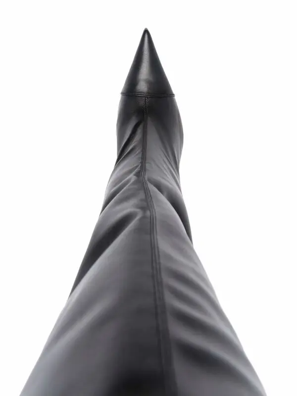 Alexandre Vauthier Ruched Knee-high Boots