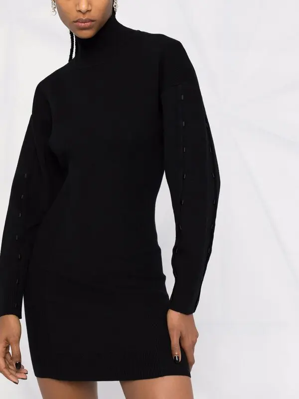 DIESEL® Roll-neck Knit Dress