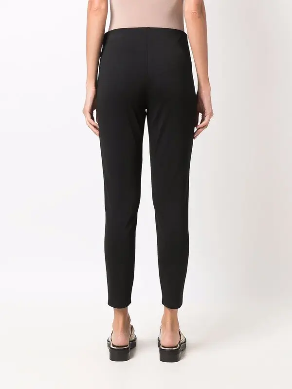 Calvin Klein Faux-leather Cropped Leggings