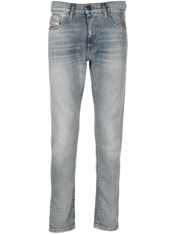 DIESEL® Faded Slim-fit Jeans - Blue