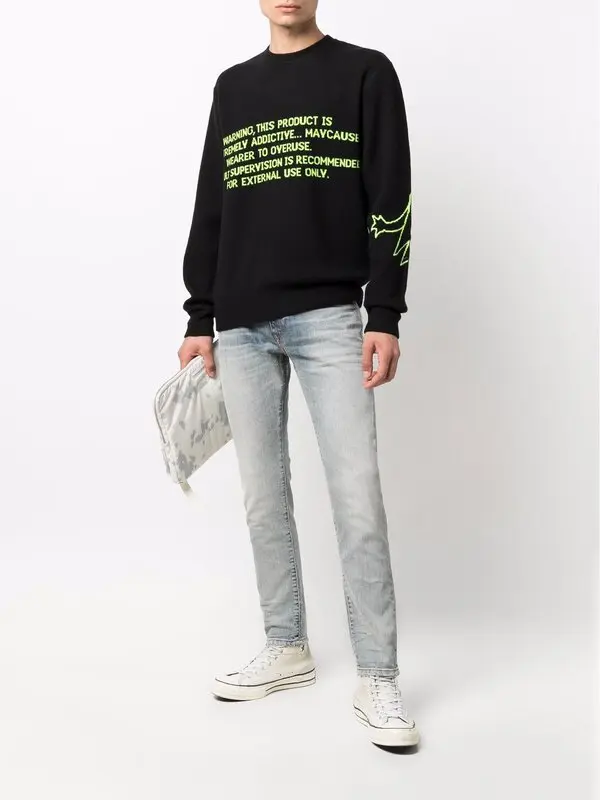 DIESEL® Faded Slim-fit Jeans - Blue
