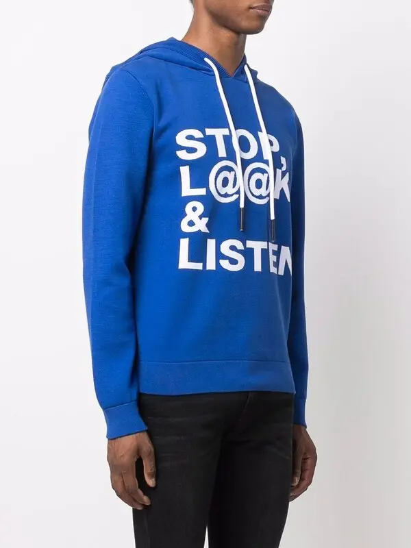 DIESEL® Slogan Print Pullover Hoodie