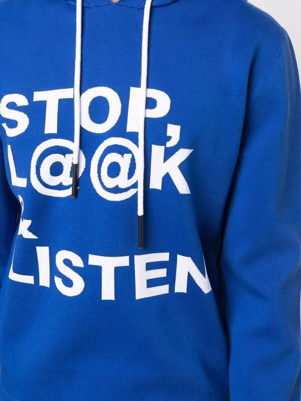 DIESEL® Slogan Print Pullover Hoodie