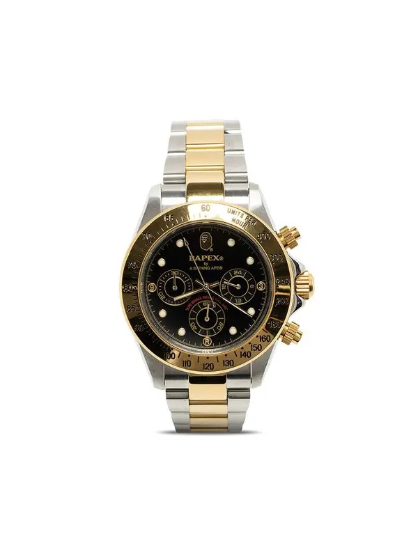 A Bathing Ape® Type 3 Bapex M 42mm In Gold - 30% Off | Editorialist