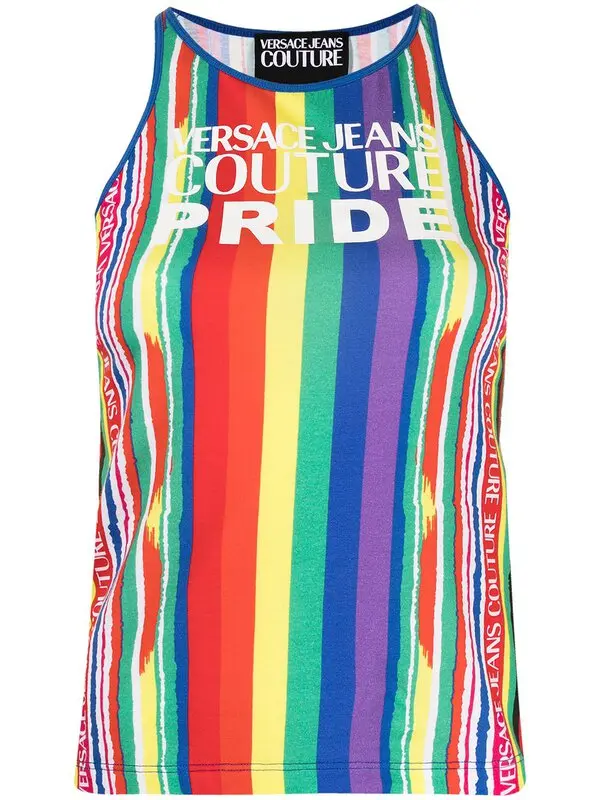 Versace Pride Project-print Top