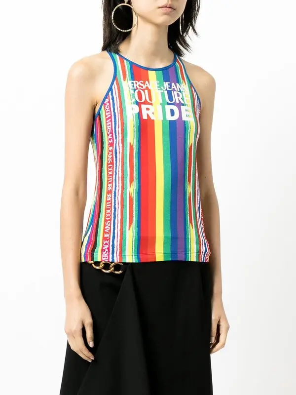 Versace Pride Project-print Top