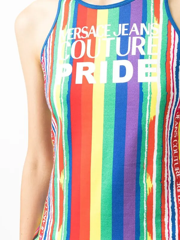 Versace Pride Project-print Top