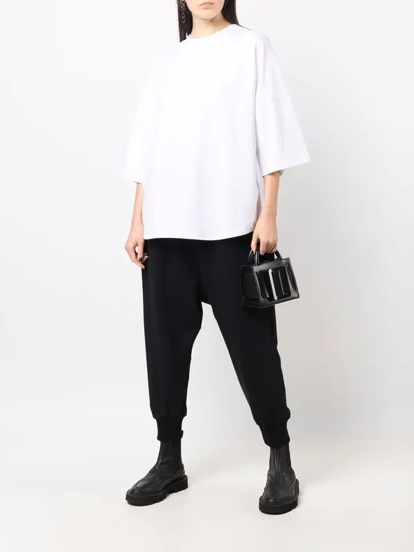 Alchemy Fashions Cropped Drop Crotch Trousers