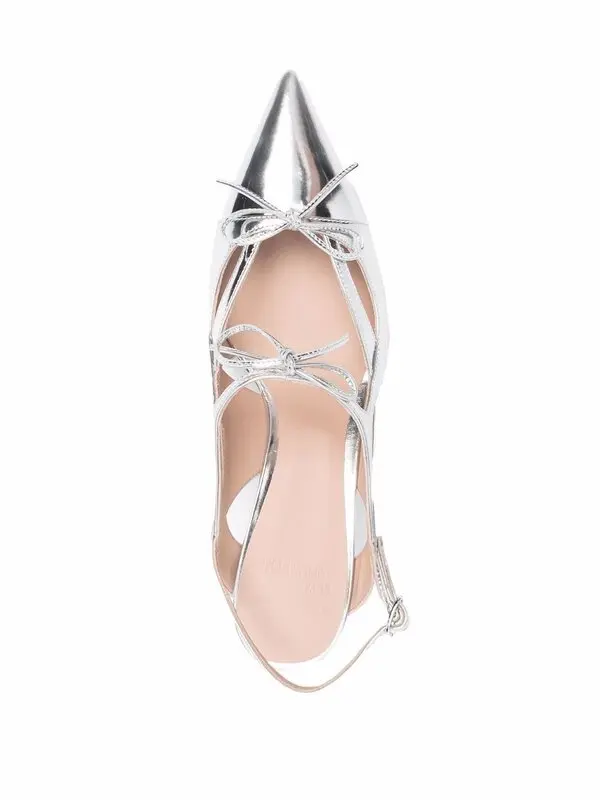 SCAROSSO X Paula Cademartori Cinderella Leather Pumps