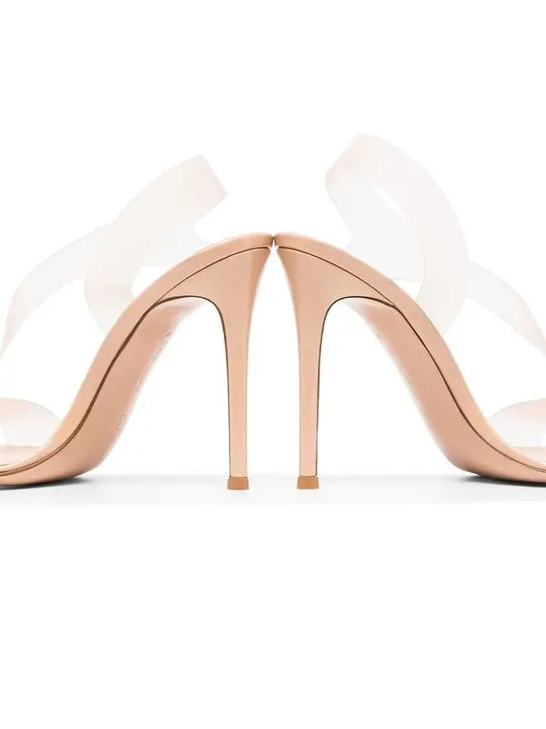 GIANVITO ROSSI Metropolis 105mm Sandals - Neutrals