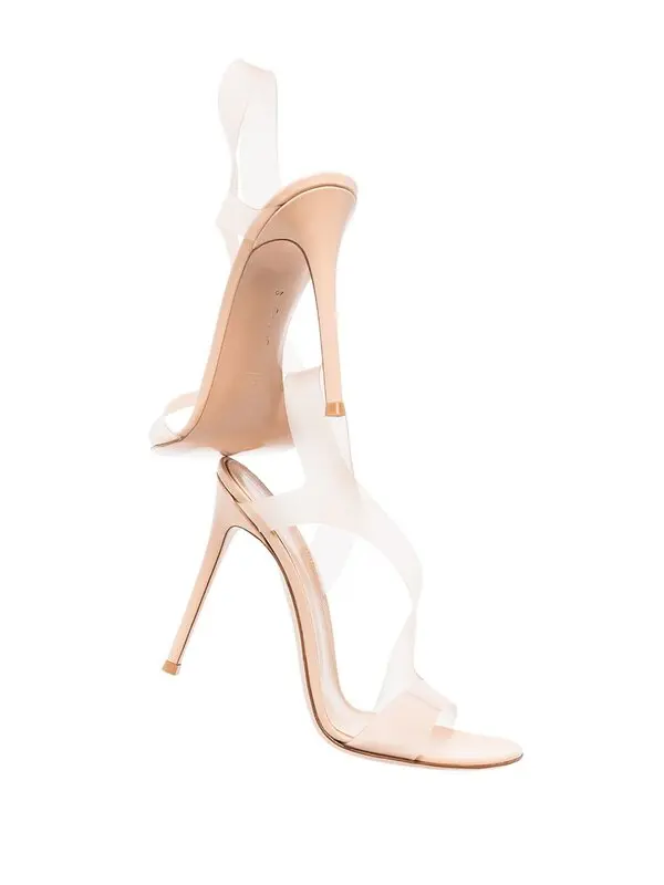 GIANVITO ROSSI Metropolis 105mm Sandals - Neutrals