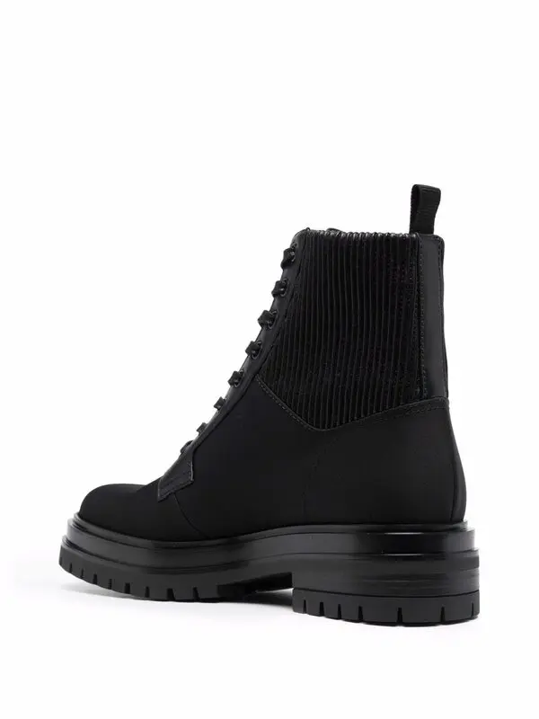 GIANVITO ROSSI Martis Lace-up Boots - Black