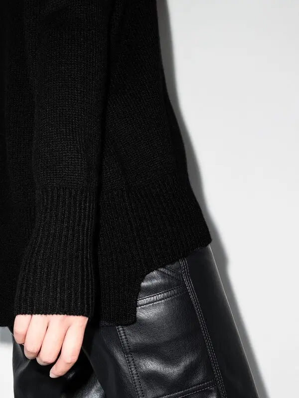 LISA YANG Heidi Roll-neck Jumper - Black