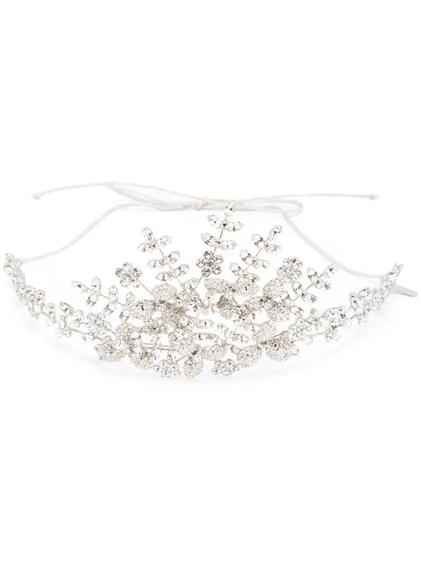 JENNIFER BEHR Zonya Crystal Embellished Tiara