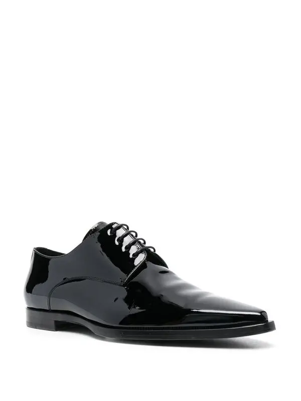 Dsquared2 Patent Leather Derby Shoes