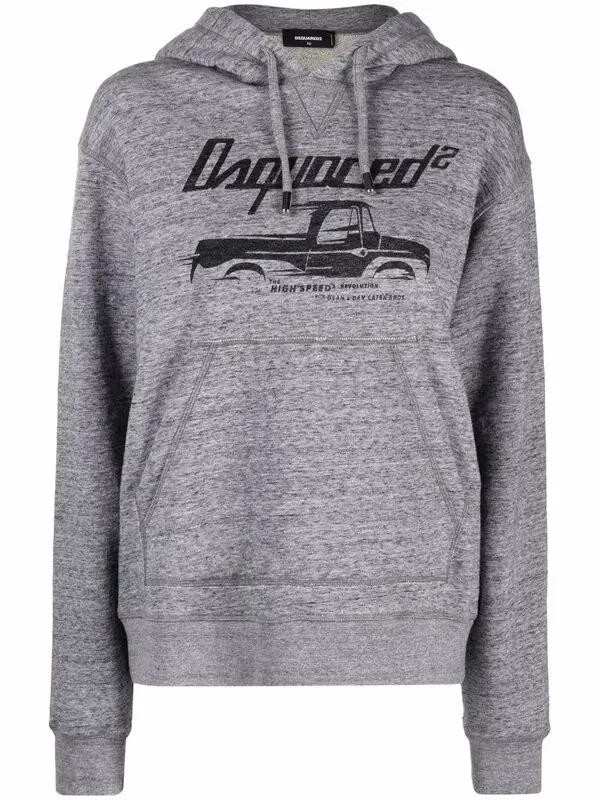 Dsquared2 Truck Graphic Hoodie