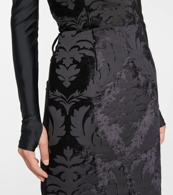 MARINE SERRE Moon Salutation Regenerated Midi Skirt