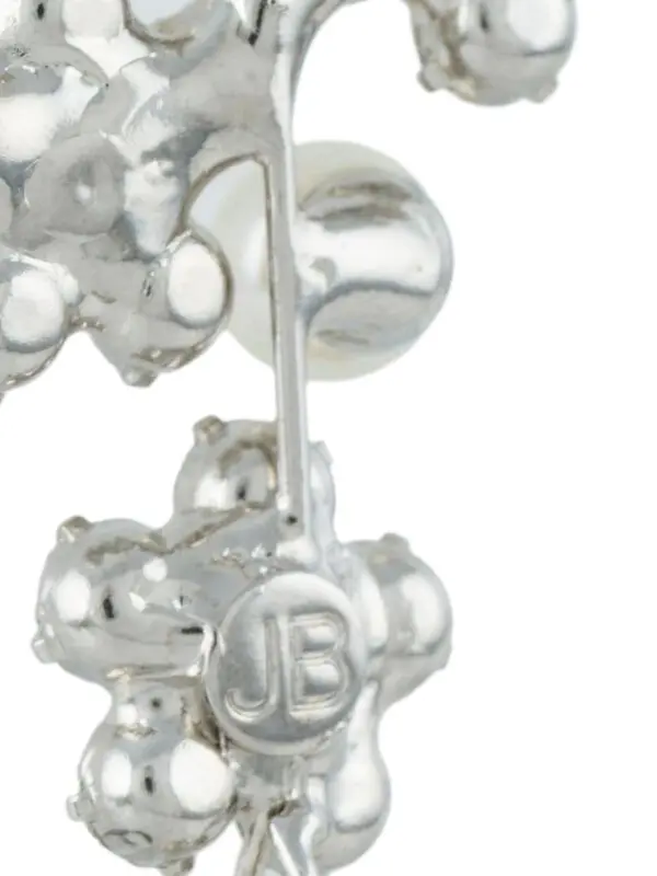 JENNIFER BEHR Aria Crystal And Pearl Earrings