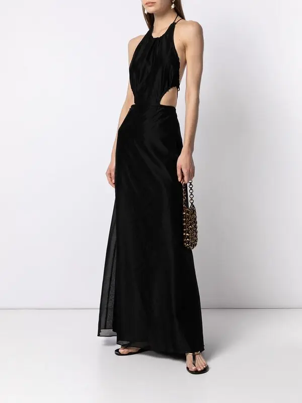 sir the label backless dress Sir. The Label Willa Lace-Trimmed Dress by SIR THE LABEL