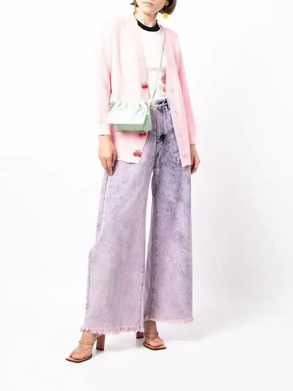 Olivia Rubin Frankie Cherry-embellihed Cardigan