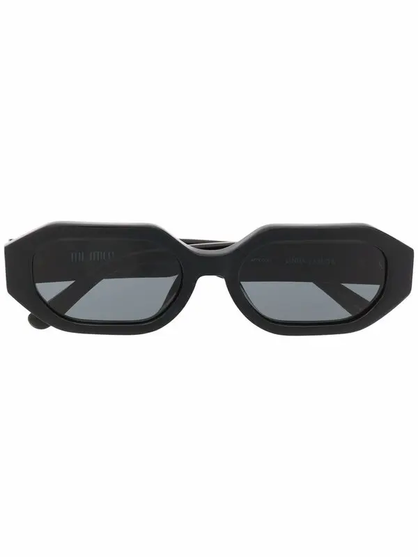 Linda Farrow X The Attico Irene Sunglasses - Black