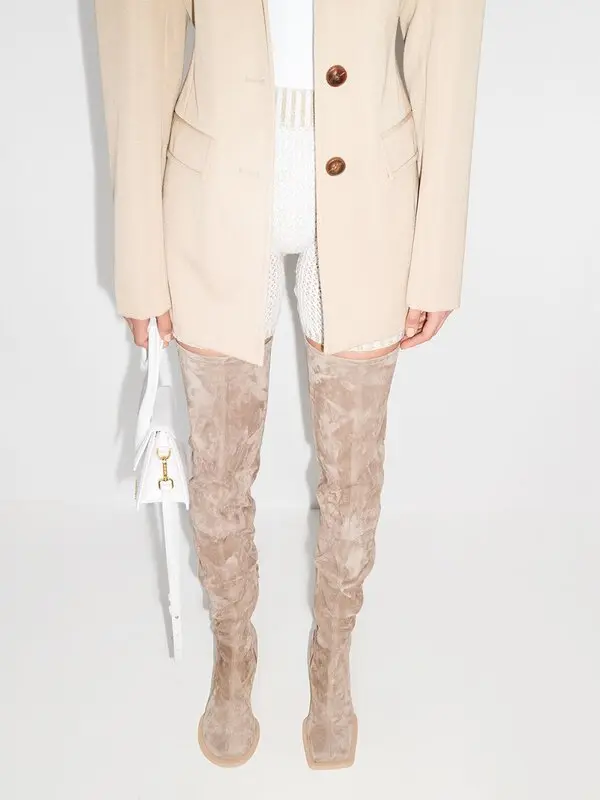 Jacquemus Over-the-knee Contrasting Toe Boots