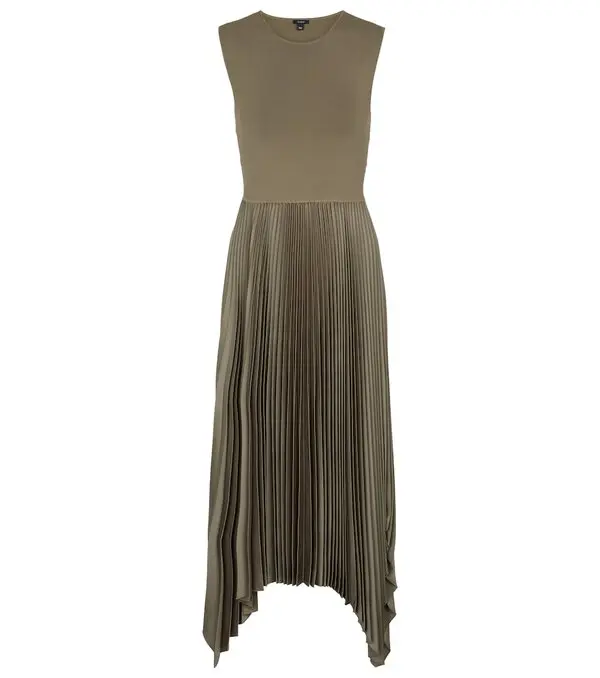 open lace back dress Florence Knitted Pleat Dress – Oxford Shop main image 0