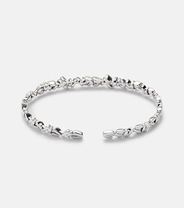 SUZANNE KALAN Fireworks Diamond Cuff Bracelet In 18kt White