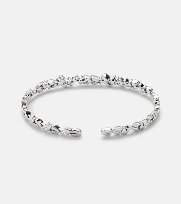 SUZANNE KALAN Fireworks 18kt White Diamond Cuff Bracelet