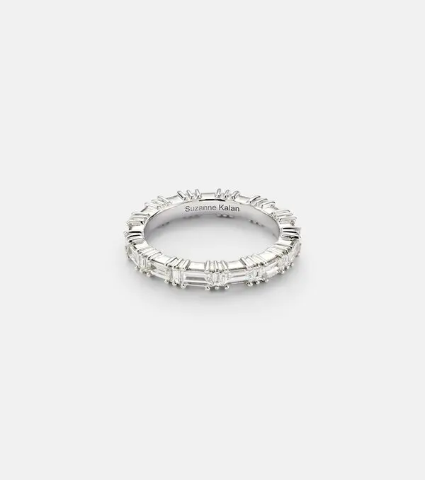 SUZANNE KALAN 18kt White Ring With Diamonds - Gold