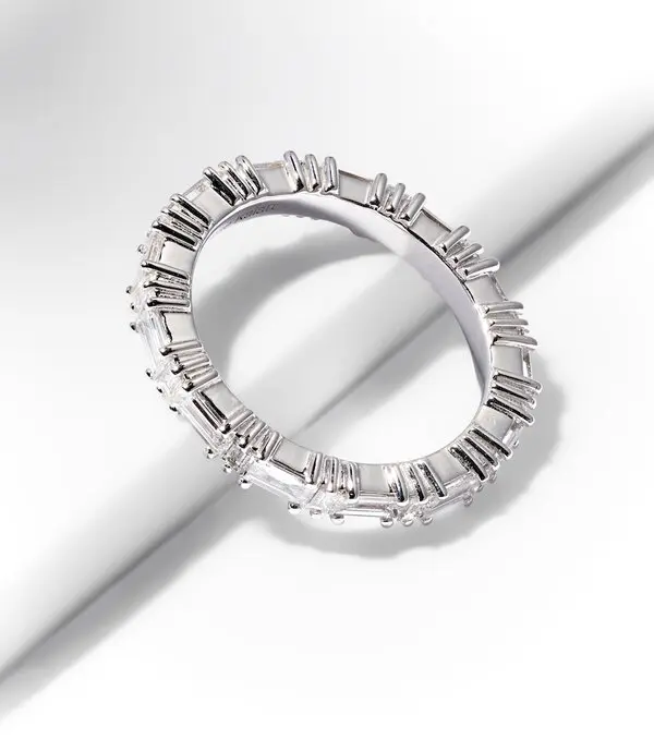 SUZANNE KALAN 18kt White Ring With Diamonds - Gold