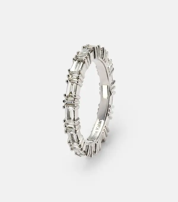 SUZANNE KALAN 18kt White Ring With Diamonds - Gold