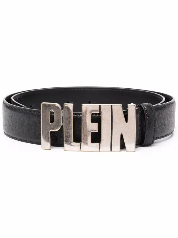 Philipp Plein Logo-plaque Leather Belt