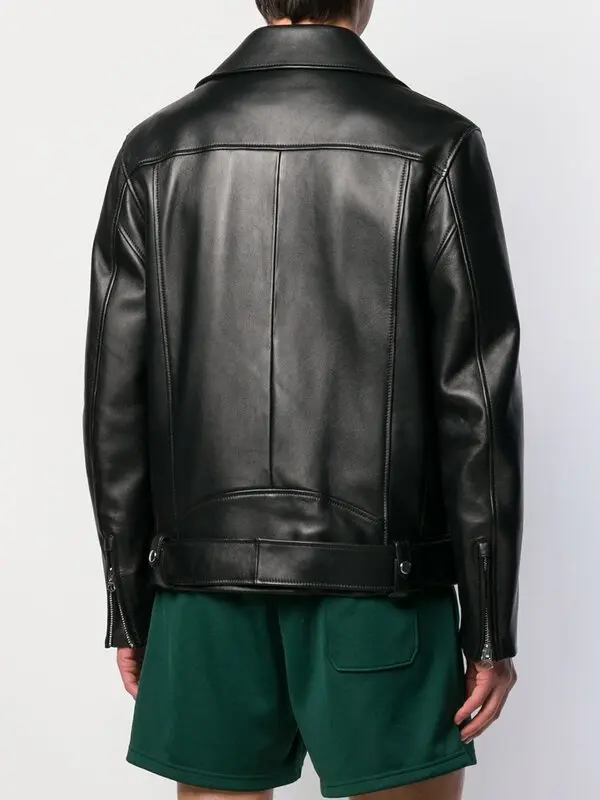 Acne Studios Nate Clean Biker Jacket - Black | Editorialist
