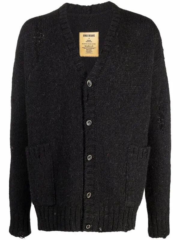 UMA WANG V-neck Wool Cardigan