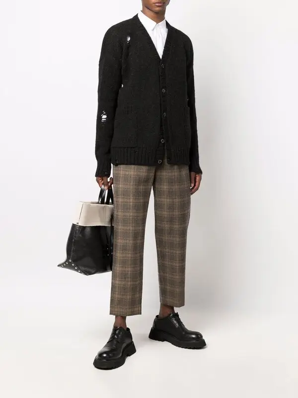 UMA WANG V-neck Wool Cardigan
