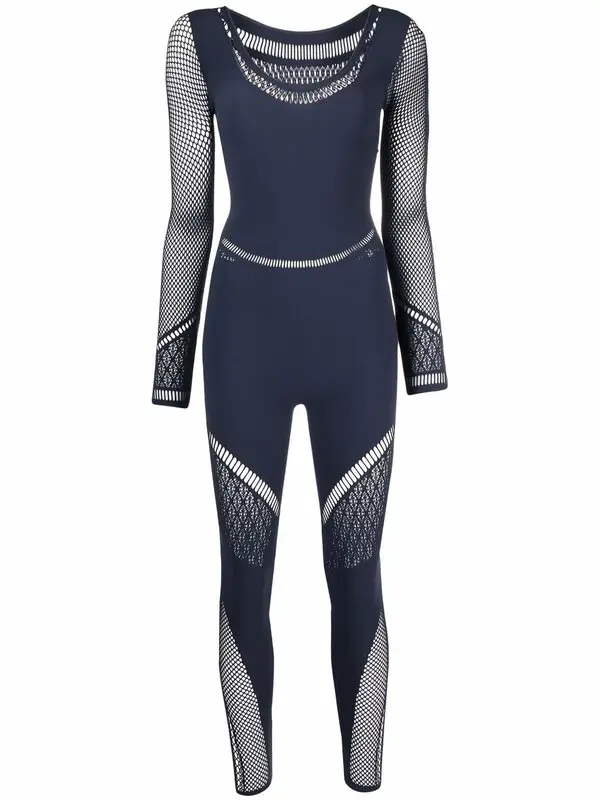 Wolford Shuri Mesh-pane Jumpsuit